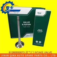 China Steel Intake Valve Exhaust Valve HOWO Truck Spare Parts 61260050073 61260050025 for sale