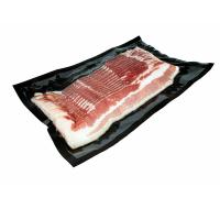 China SGS Fresh Food Black Zipper Vcuum Bags 5mm Food Packaging Vacuum Pouches for sale