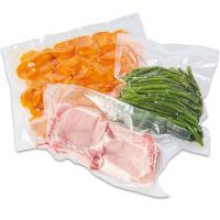 China Reusable Storage Heat Seal Food Bags Transparent Square Vacuum Sealer for sale