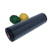 China Recyclable PA PE Plastic Black Vacuum Rolls Meat Vacuum Sealer Bag Embossed for sale
