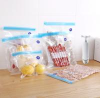 China Nylon Vacuum Zipper Bags Food Packaging With Reclosable Double‑Layer Zipper for sale