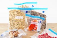 China Nylon Vacuum Zipper Bags Food Packaging With Reclosable Double‑Layer Zipper for sale