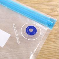 China Food Vauum Storage Zip Lock Sous Vide Bags PA PE Handle Pump Bags Embossed for sale