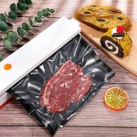 China Household Textured Mesh Vacuum Packaging Rolls Food Saver Embossed Pack Pouch for sale