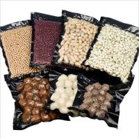 China Precut Prep Meal Black Vacuum Seal Bags Boilable Food Storage Heavy Duty for sale