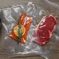 China Full Mesh External Vacuum Packaging Rolls Food Preservation Embossed Sealer Roll for sale