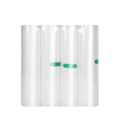 China Kitchen PA PE Embossed Vacuum Sealer Rolls Custom Logo Printing Vacuum Pouches for sale
