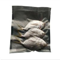 China Custom Print Vacuum Resealable Zipper Bag Black Back Clear Front Nylon Pouch for sale
