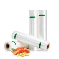 China Vacuum Food Rolls Textured Vacuum Bags for Food Packaging Safe for Freezer Refrigerator for sale