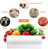 China 60mic BPA Free Plastic Resealable Pouches Customized Freezer Vac Storage Bag for sale
