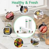 China Polypropylene Plastic Embossed Vacuum Sealer Rolls Great For Barrier Vac Storage for sale