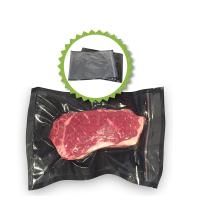 China Black Meat Vacuum Sealer Freezer Storage Bags Great For Sous Vide Cooking for sale