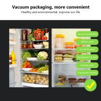 China Freezer Refrigerator Vacuum Sealer Food Bags Safe Recyclable Embossed 3.9mil for sale