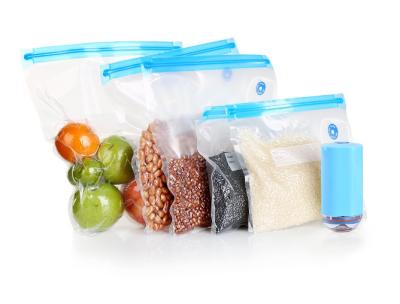 China Sealed Bags Uarter Vacuum Food Bags Reusable Meat Saver Sous Vide for sale