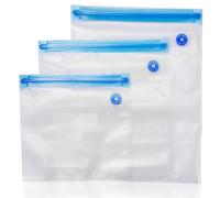 China Long Time Food Storage Sous Vide Bags Vacuum Sealer Bags With Air Valve for sale