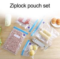China Long Time Food Storage Sous Vide Bags Vacuum Sealer Bags With Air Valve for sale