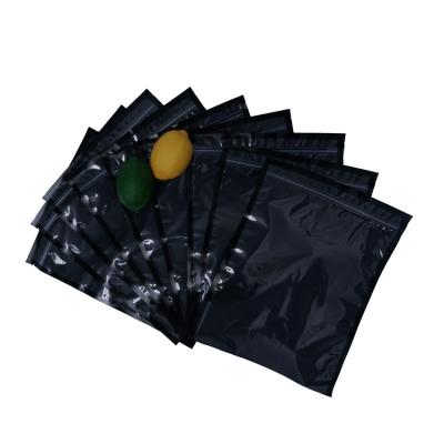 China Clear Black BPA Free Heat Seal Zip Pouch Food Plastic Polypropylene Bag for sale