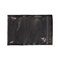 China QS 5MIL Thick Black Vacuum Sealer Bags Cookie Vacuum Pouches Embossed for sale