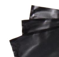 China Embossing Clear / Black Vacuum Seal Bags Bpa Free Meat Vegetable Storage for sale