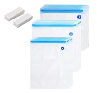 China Vacuum Sealer Zipper Sous Vide Bag Resealable Freezer Vacuum Bags for sale
