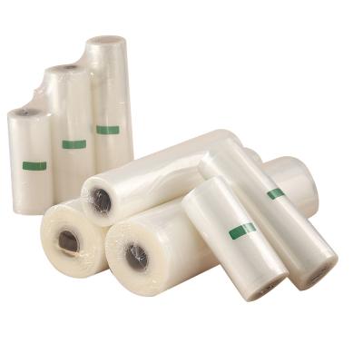 China Custom Transparent Embossed Vacuum Sealer Rolls Food Grade Packaging for sale
