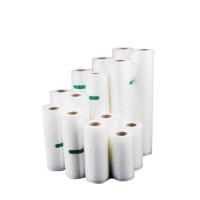 China BPA Free Plastic Pack Food Saver Seal Emboss Storage Roll Vacuum Sealer Bags for sale
