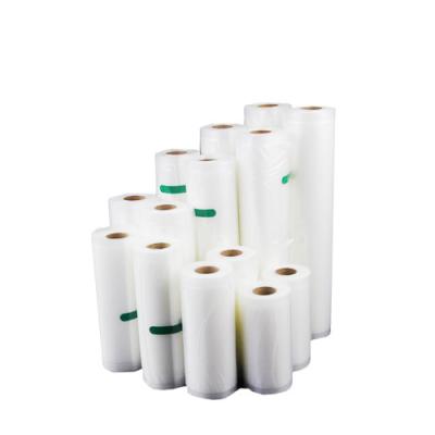 China BPA Free Plastic Pack Food Saver Seal Emboss Storage Roll Vacuum Sealer Bags for sale