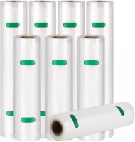 China Food Saver Custom Transparent Embossed Plastic Packaging Vacuum Sealer Bag Roll for sale