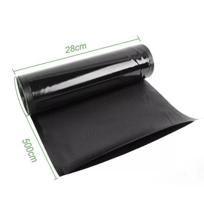 China SGS QS Embossing Barrier Heavy Black Plastic Roll Moisture Proof Food Preservation for sale