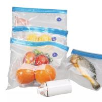 China PE PA Food Reusable Sous Vide Bags CE Vacuum Sealer Zipper Bags BPA-Free for sale