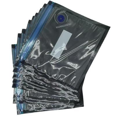 China Transparent Compression PA Food Vacuum Zipper Bags Reusable Storage Bag for sale