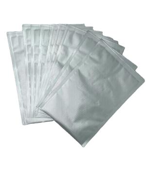 China QS Waterproof Embossed Mylar Vacuum Sealer Bags Metalized Silver Resealable for sale