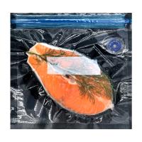 China Double Zipper Resealable Storage Bags Reusable With Air Valve for sale