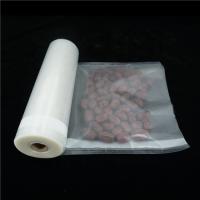 China Nylon Custom Embossed Vacuum Sealer Bags Rolls Family Food Preservation for sale