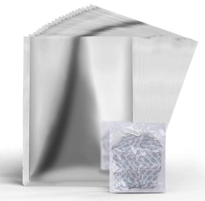 China Metallic Mylar Vacuum Three Side Seal Pouch Aluminum Foil Bag Rolls for sale