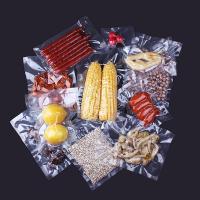 China QS SGS Three Sides Seal Vacuum Sealer Food Bags Jerk Meat Plastic Storage​ Bag 7cm*10cm for sale