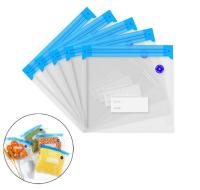 China Food Zip Loc Resealable Zipper Sous Vide Bags With Handheld Pumpk for sale