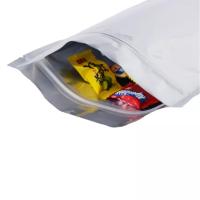 China Custom Logo Mylar Bags Stand Up Zip Lock Aluminum Bags Food Packaging Smell Proof for sale