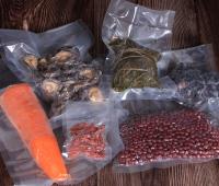 China PE PA Heat Seal Food Bags Embossed Sealer Saver Rolls for food for sale