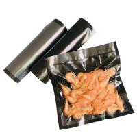 China Household  Black Vacuum Seal Rolls Poly Nylon Vacuum Pouches For Meat BPA for sale
