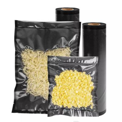 China Nuts Plastic Bag Black Vacuum Seal Roll Food Packing Storage Nontoxic 6mm for sale