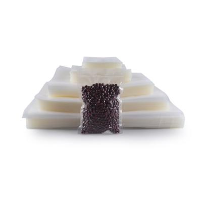 China Poly Nylon Vacuum Resealable Food Bags Embossing Heat Sealing Plastic Pouches for sale