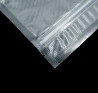 China Transparency PE Food Vacuum Zipper Bags High Puncture Abrasion Resistance for sale