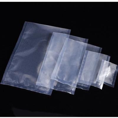 China OEM 3 Seal Vacuum Sealer Food Pouches PE Textured Vacuum Sealer Bags for sale