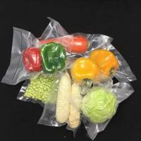 China Food Grade Transparent Resealable Food Vacuum Sealer Bags Custom Logo for sale