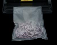 China BPA Free CE Heat Seal Food Vacuum Pouches 3MIL Three Sides 25cm*30cm for sale