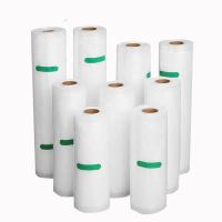 China Food Chamber Vacuum Sealer Bag Rolls Poly Nylon Vacuum Pouches for sale