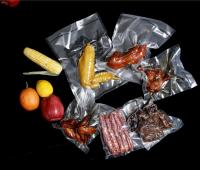 China Nylon Three Side Embossed Vacuum Seal Bags for Food Fruit Vegetables for sale