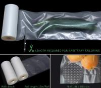 China Vacuum Sealer Rolls Heat Seal Embossed Vacuum Sealer Bags BPA Free for sale