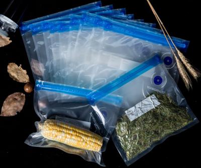 China Reusable Zip Lock Vacuum Sealer Sous Vide Bags For Food Storage And Cooking for sale